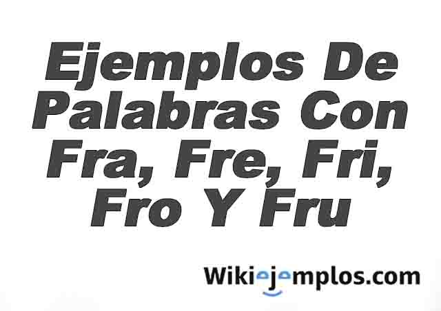 Palabras Con Fr Sílabas Trabadas Aprende A Leer Y Escribir, 48% OFF